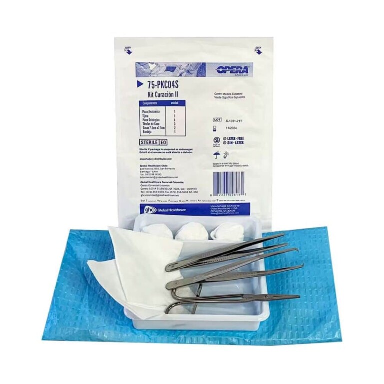 Kit de curación con pinzas | 8-9Componentes - Boticamed